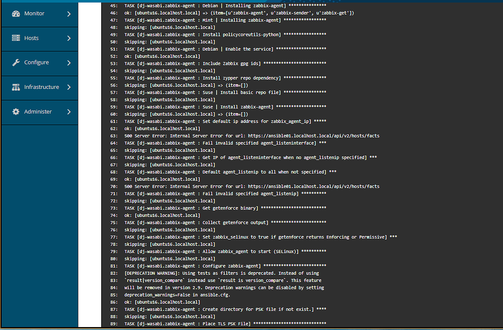 500 Server Error Internal Server Error For Url Https ansible01 