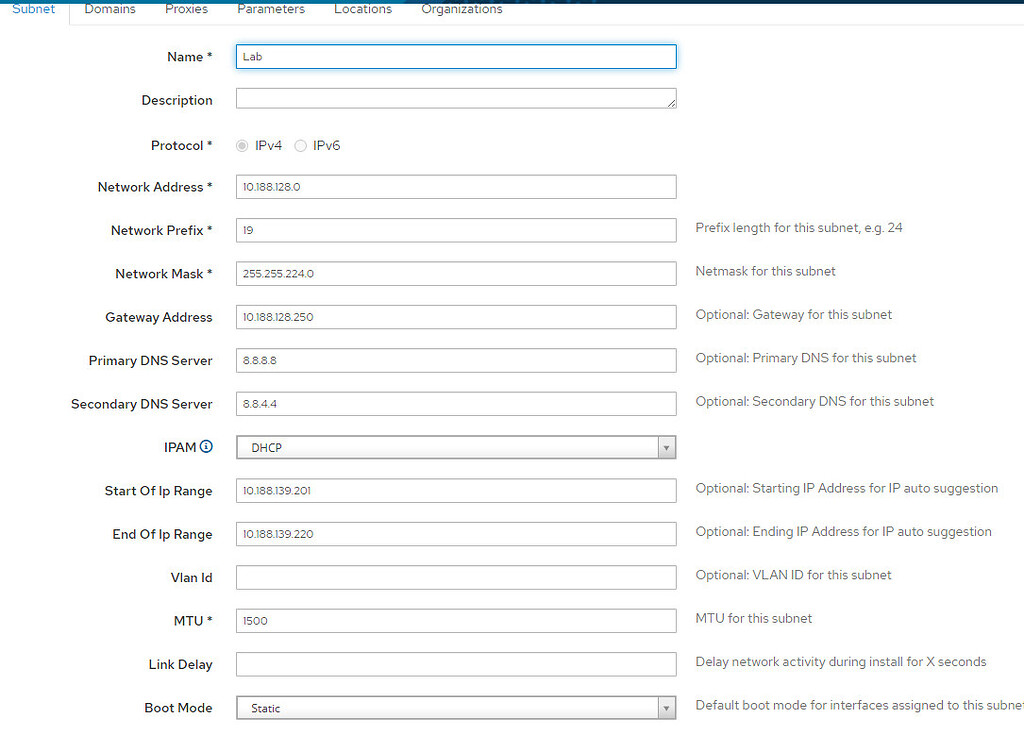 What is different between foreman-proxy-dhcp-range and create subnet from GUI - Community ...
