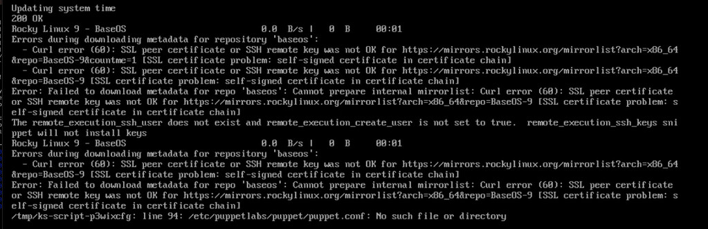 Provisioning appears to skip over redhat_register in kickstart finish ...