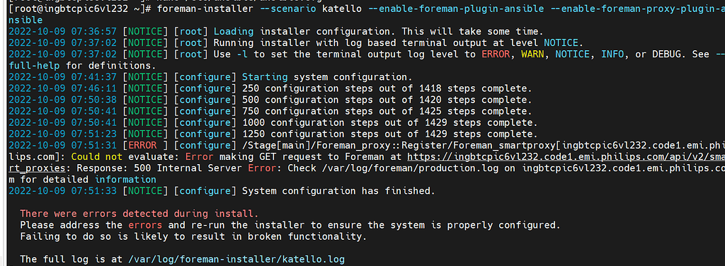 Foreman Katello Plugins installation issue - Support - TheForeman