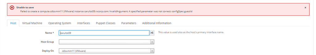 Can not create vm guest using foreman 1.17.1 - Support - TheForeman